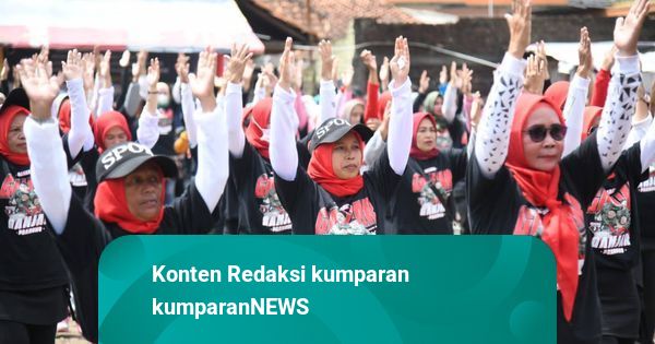 Emak-emak di Tasikmalaya Gandeng Komunitas Senam-Pengrajin Dukung Ganjar | kumparan.com